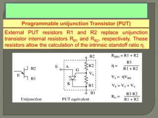 Ujt relaxation oscillators | PPTX