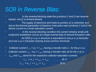 UJT & SCR.ppt spécial semiconductor devices | PPT | Free Download