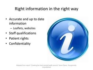 Dr Uju Ugochukwu & Dr Sarah Maxwell - Developing A Youth Mental Health Service in Norfolk | PPTX