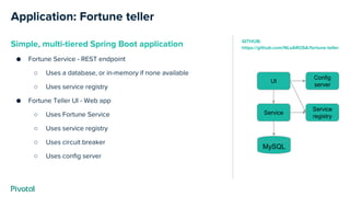 Spring Boot & Spring Cloud on k8s and PCF | PPT