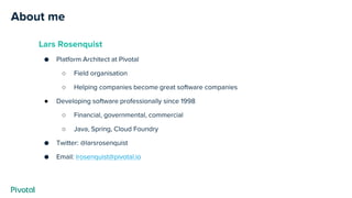 Spring Boot & Spring Cloud on k8s and PCF | PPT