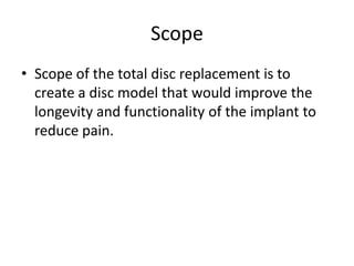 Spinal Disc Implant | PPTX