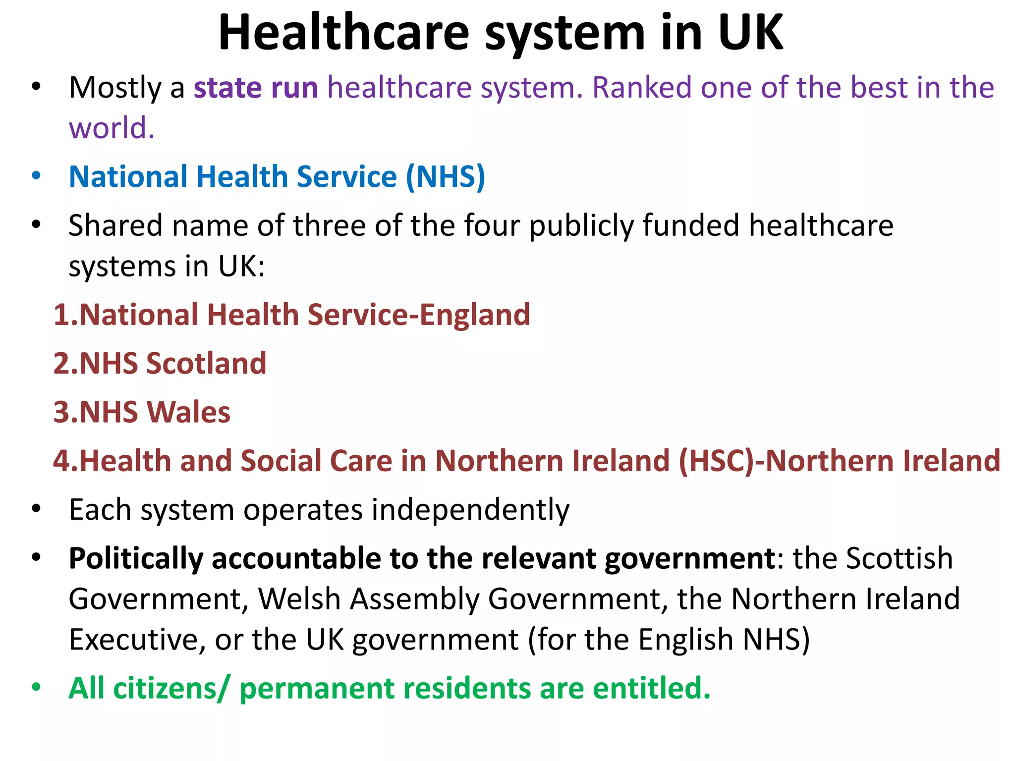 Uk health-system | PPTX