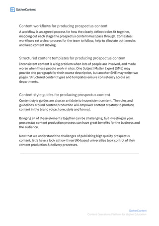 How three UK universities successfully deliver their prospectus content ...