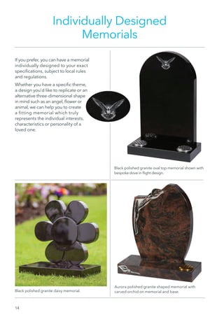 Headstone Memorial Brochure | PDF