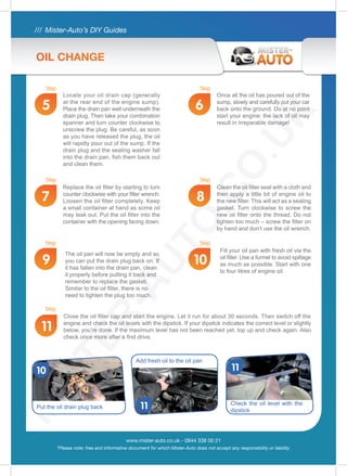 Oil change | PDF