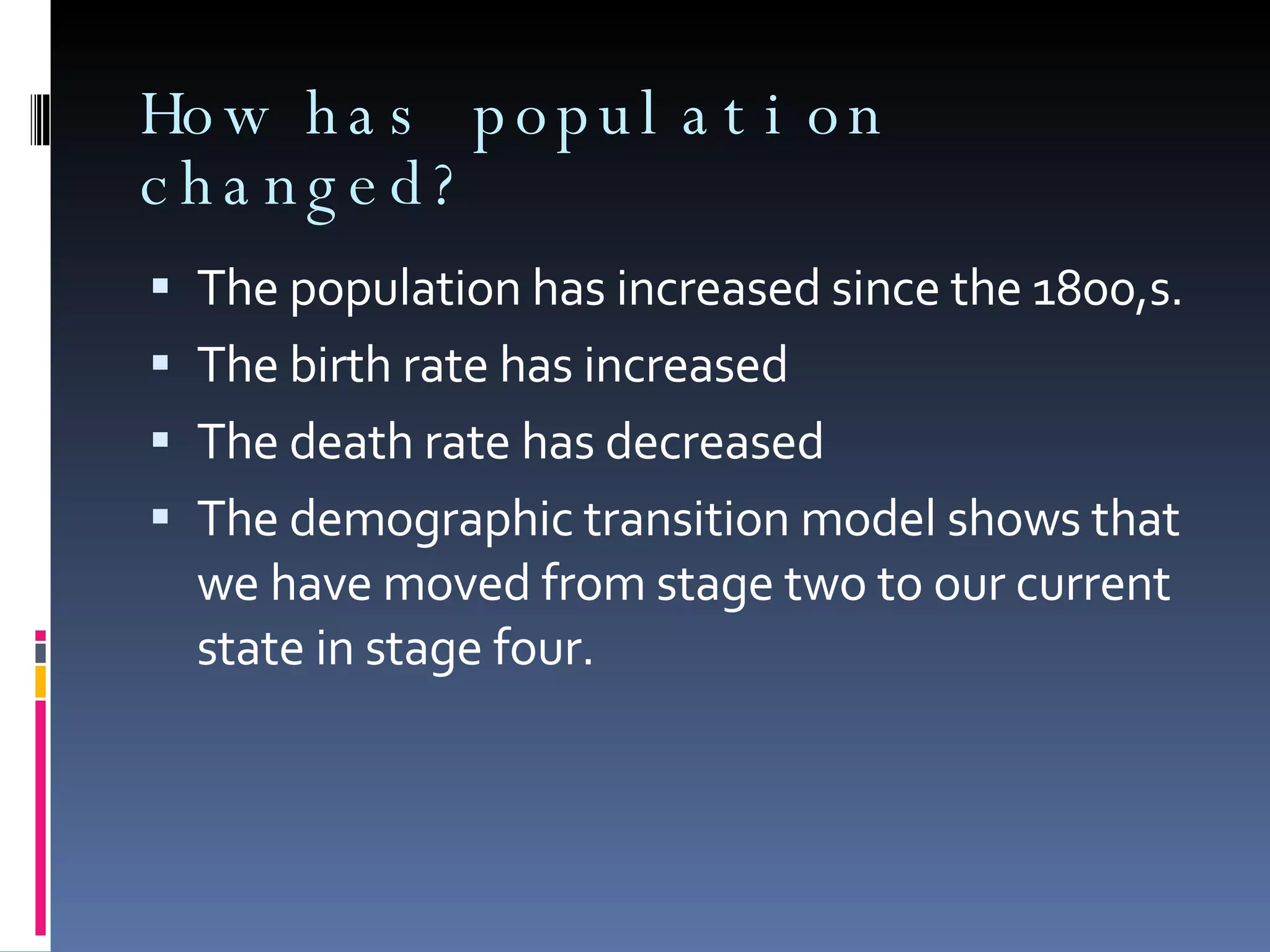 Uk Population Change | PPT