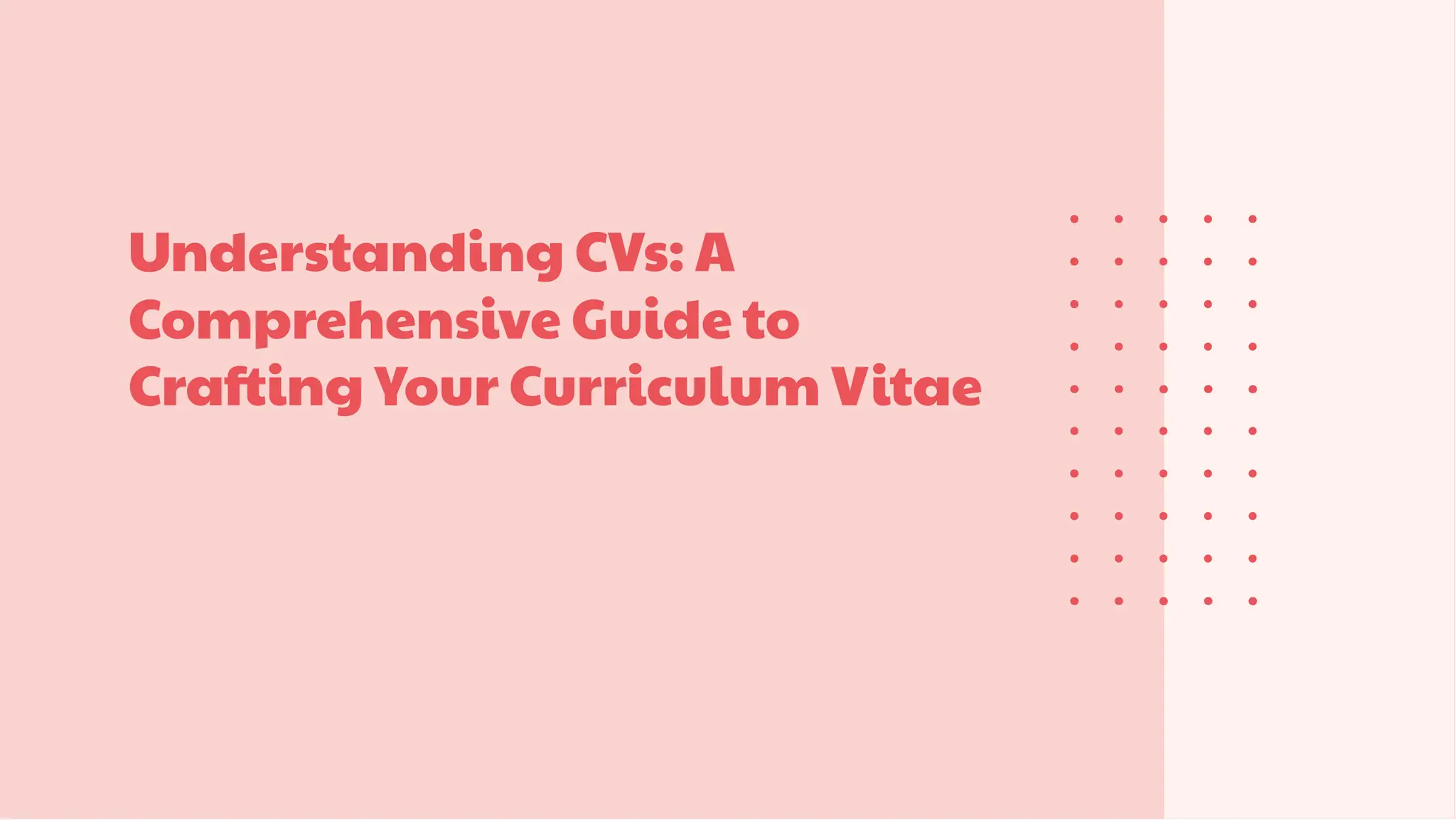 Introduction to CVs (Curriculum Vitae) | Un-klutter | PPT