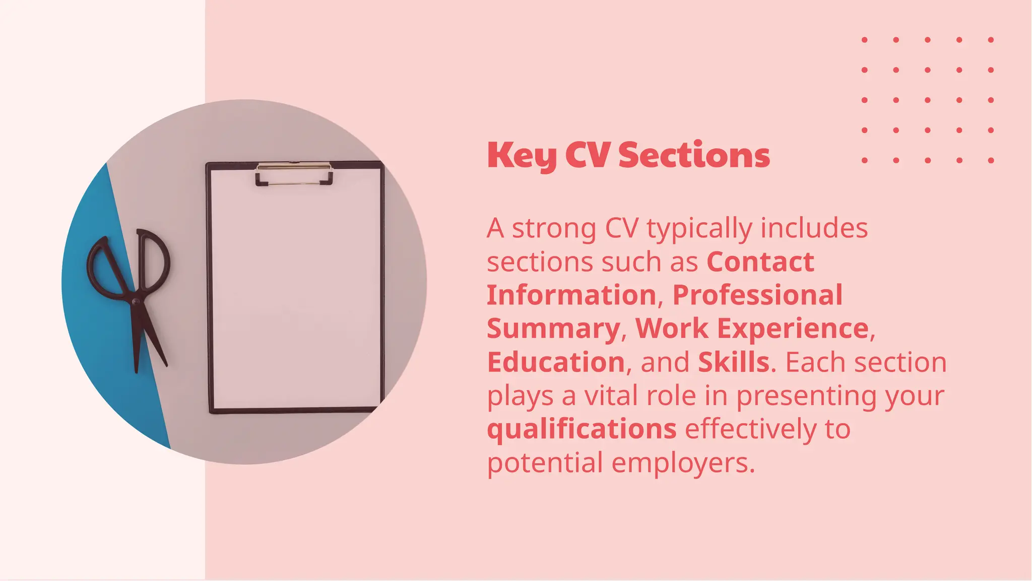 Introduction to CVs (Curriculum Vitae) | Un-klutter | PPT