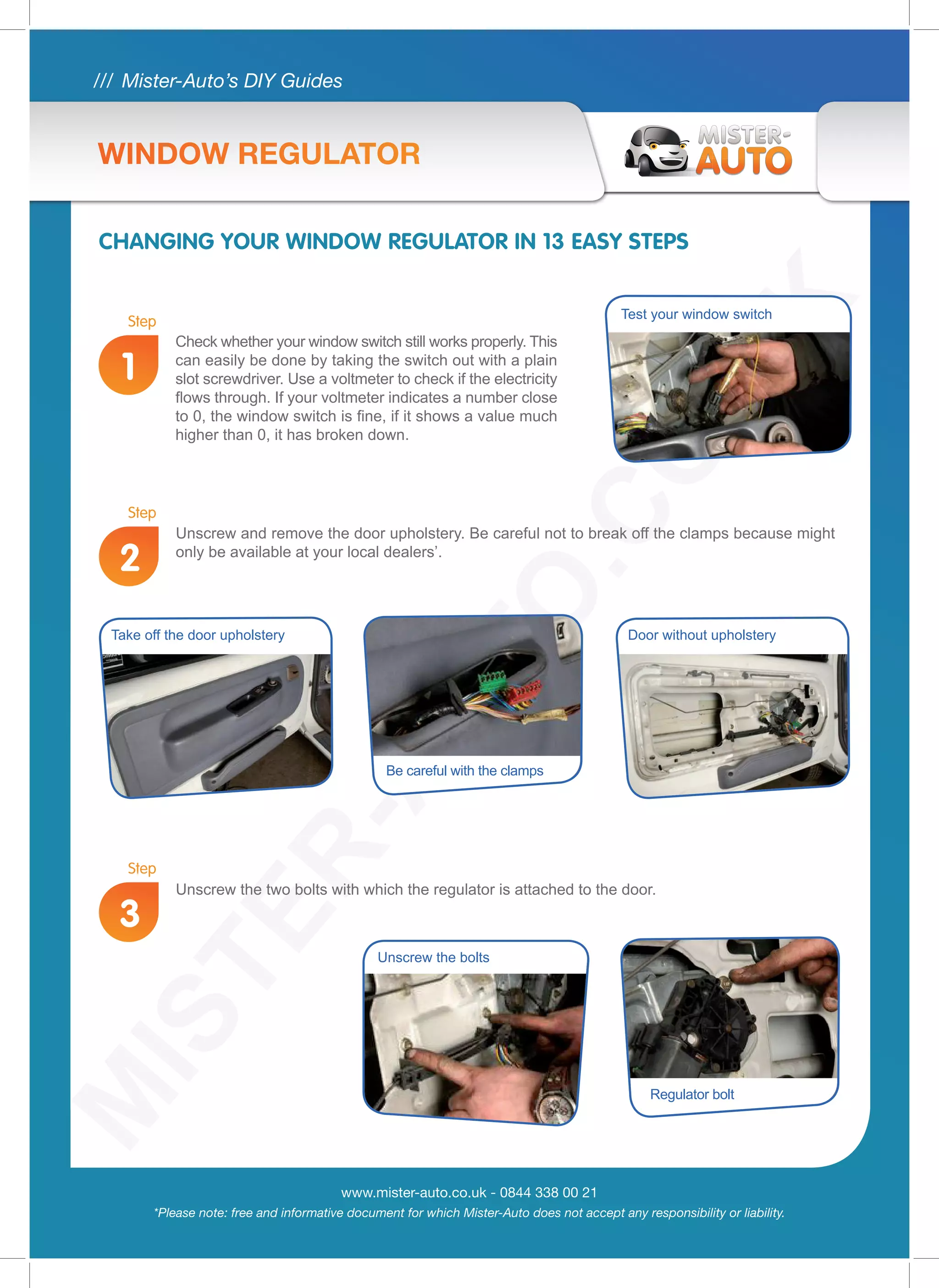 Window regulator | PDF