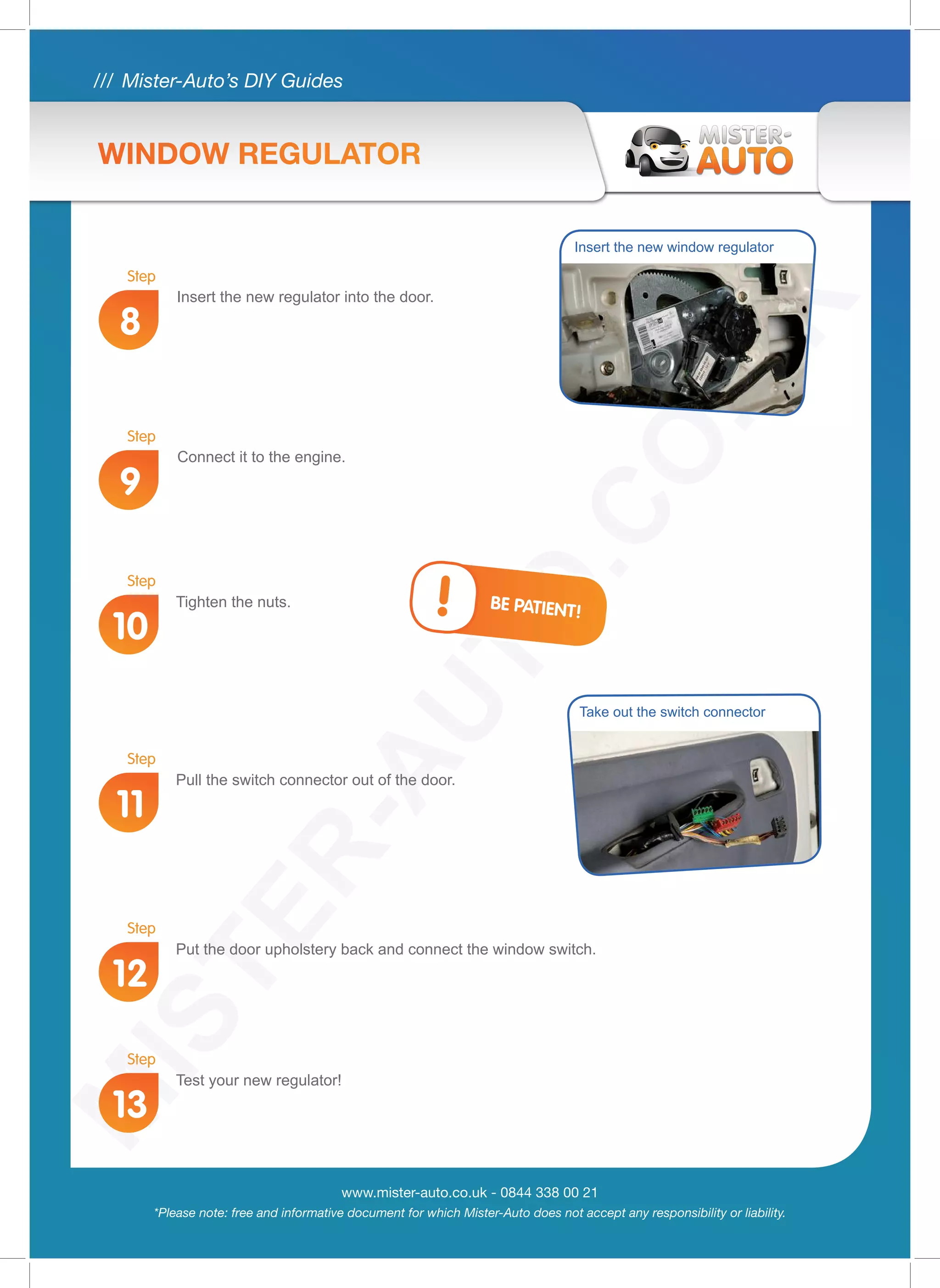 Window regulator | PDF