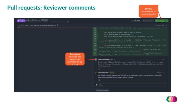 Using GitHub for colaborative analisys and | PPTX