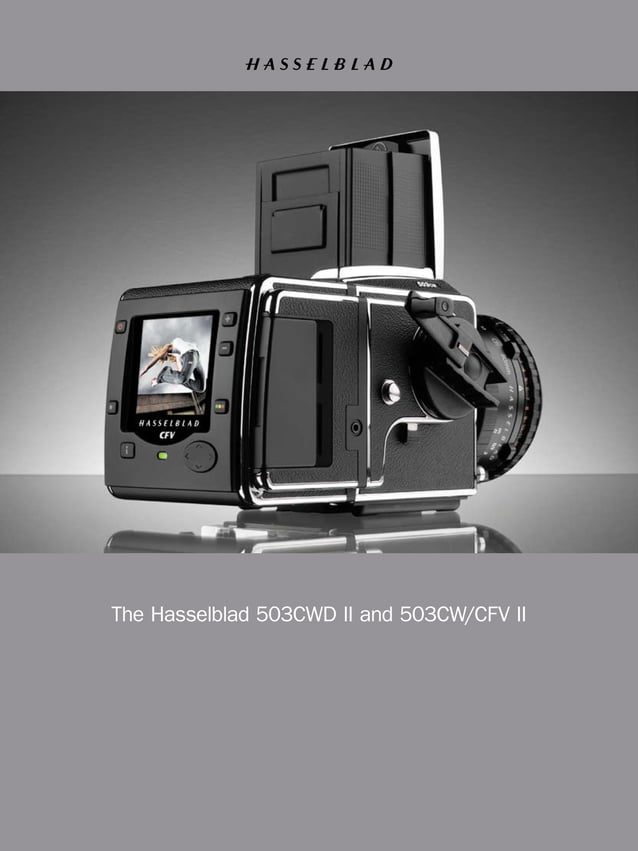 Hasselblad 503CWD II and CFV II | PDF | Photo Editing Software | Computer Software and Applications