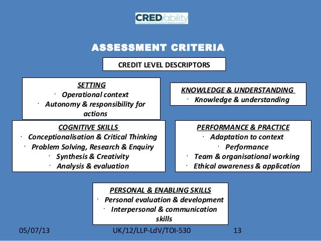 UK accreditation framework