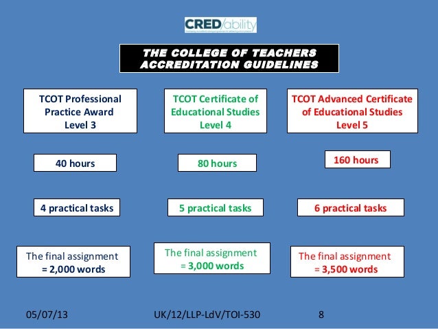 UK accreditation framework