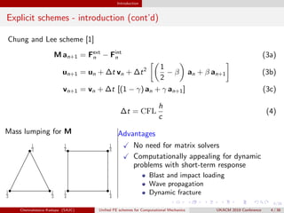 Novel unified finite element schemes for computational solid mechanics ...