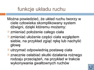 Układ ruchu | PPT