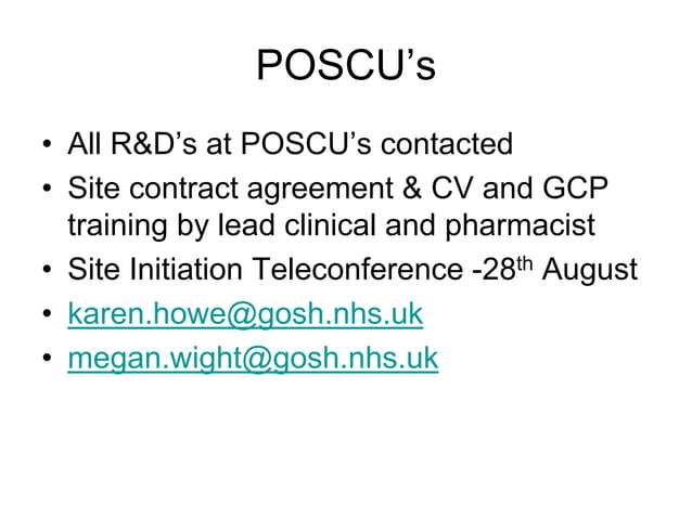 UKALL 2011 Trial Considerations | PPT