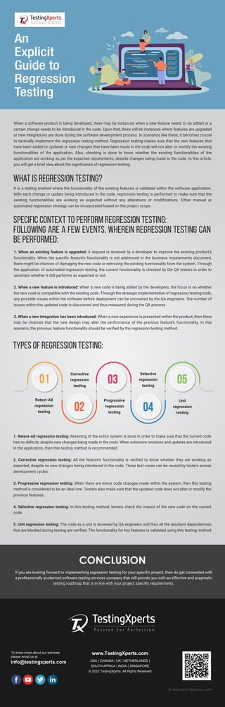 An Explicit Guide to Regression Testing | PDF