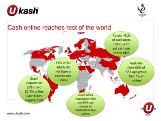 Ukash open doors to cash | PPTX