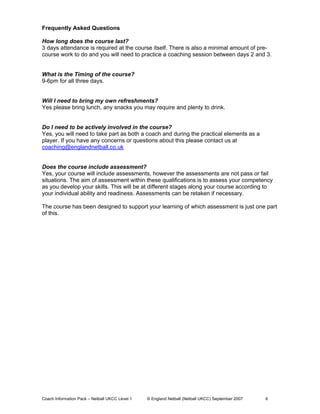 UKCC Level Course | PDF