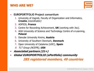 UK Chapter Europortfolio | PPTX