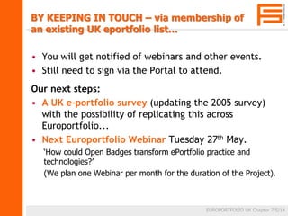 UK Chapter Europortfolio | PPTX