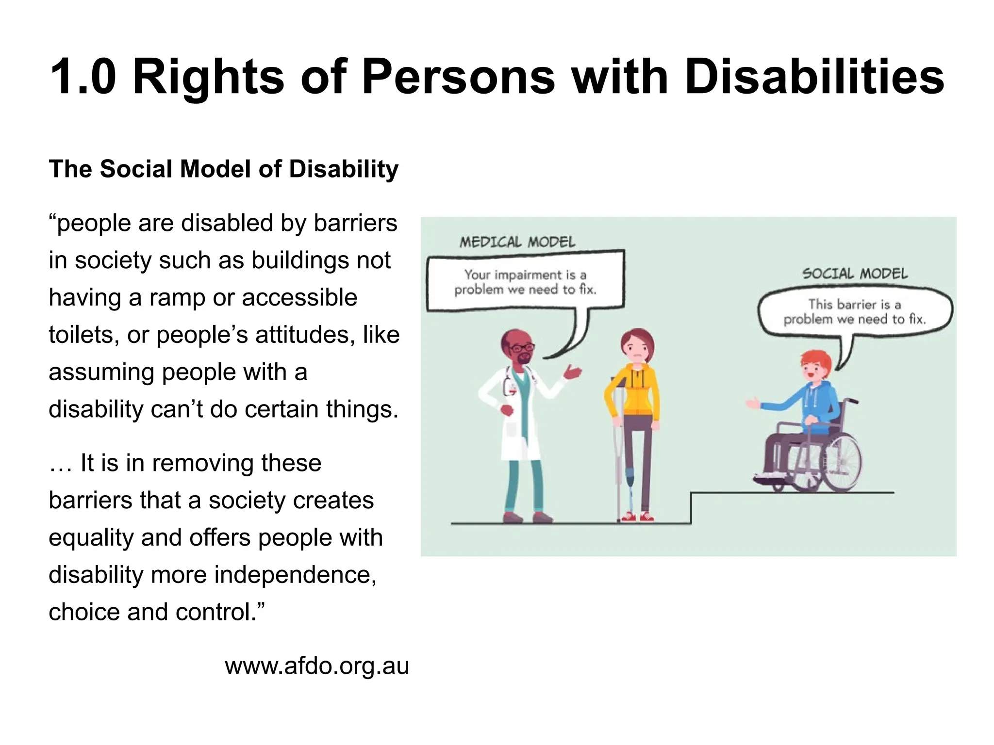 Disability Inclusive Infrastructure Presentation | PDF