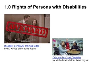 Disability Inclusive Infrastructure Presentation | PDF