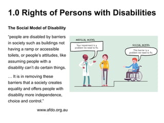 Disability Inclusive Infrastructure Presentation | PDF