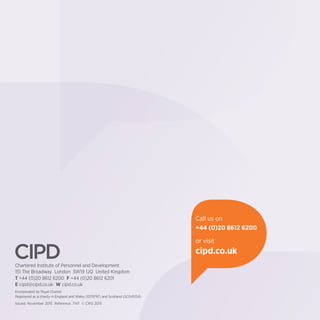 Uk corporate brochure final - CIPD | PDF | Human Resources | Business