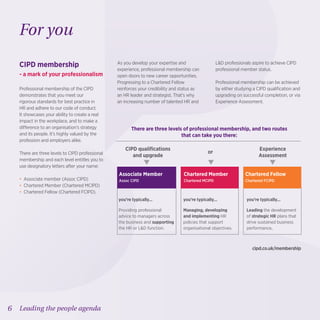 Uk corporate brochure final - CIPD | PDF | Human Resources | Business