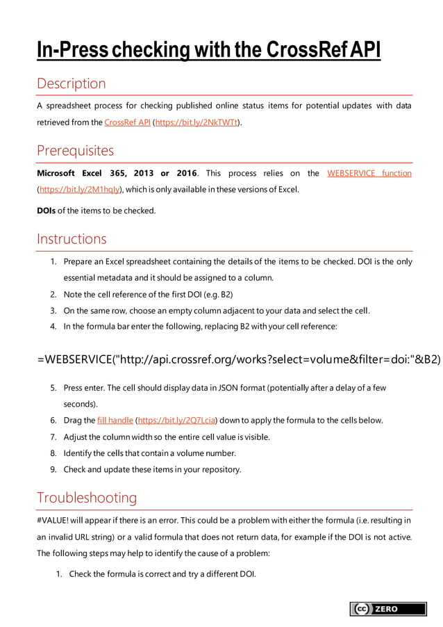 In press checking with crossref API | DOCX | Business Accounting & Finance | Business