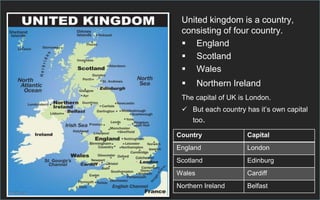 UK country, tourist attractions. | PPTX