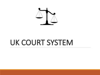 UK Courts in criminal justice system. ppt | PPT