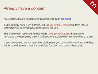 New .uk domains launch today! | PPT