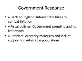 UK Economic Crisis Full Presentation ppt | PPTX