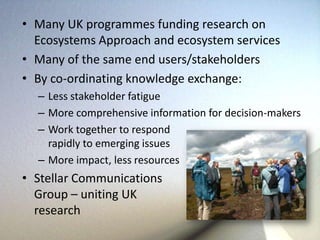 The UK Ecosystems Research Landscape | PPT