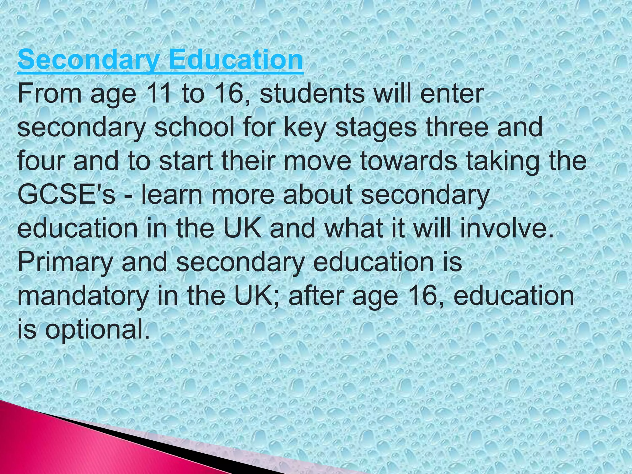 Uk education system | PPTX