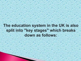 Uk education system | PPTX