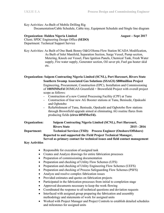 Ukeje cv updated | PDF
