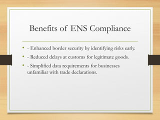 Comprehensive Guide to the UK's Safety and Security Declarations (ENS ...