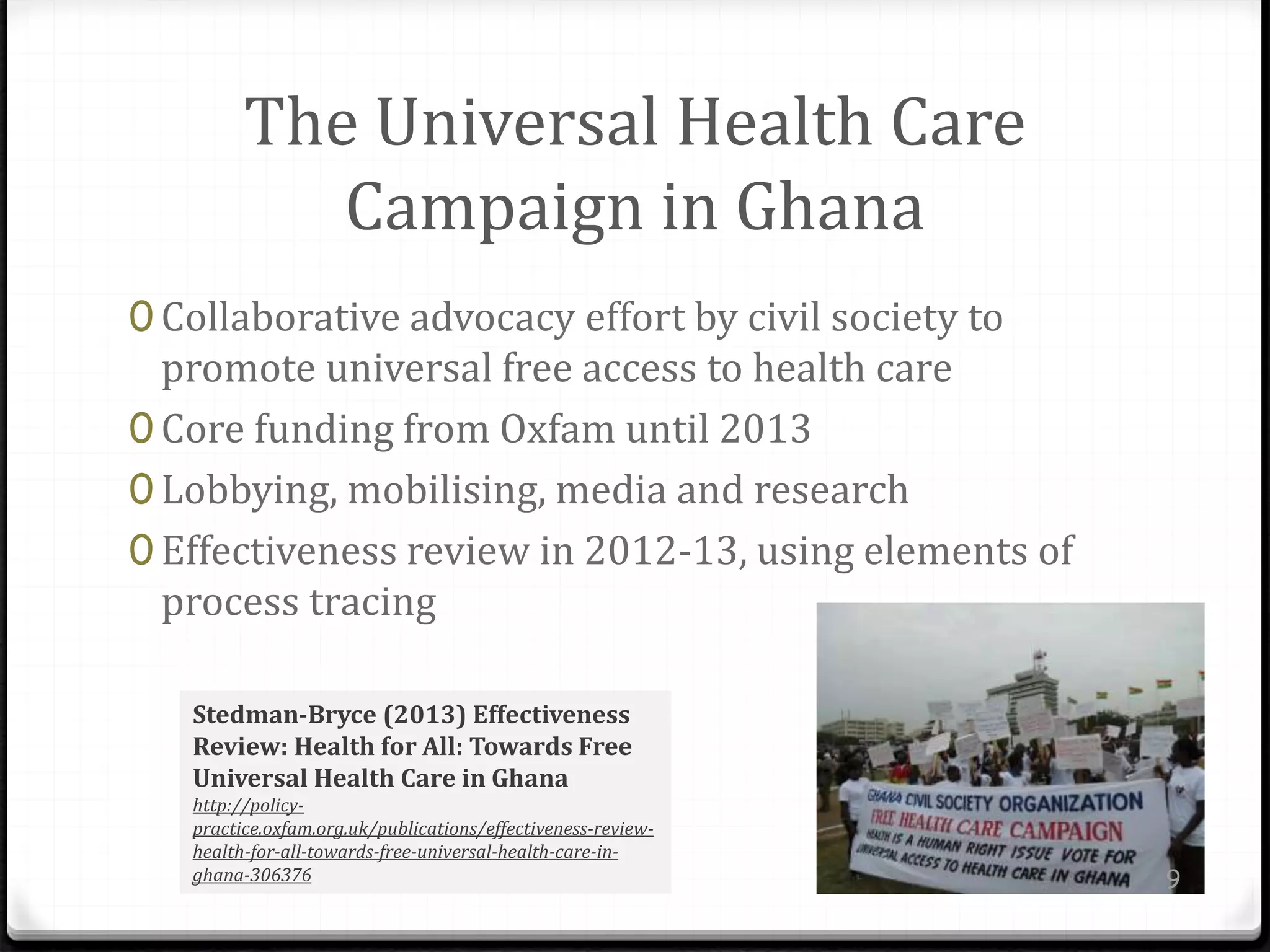 Ukes process tracing presentation | PPTX