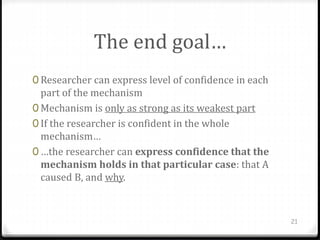 Ukes process tracing presentation | PPTX