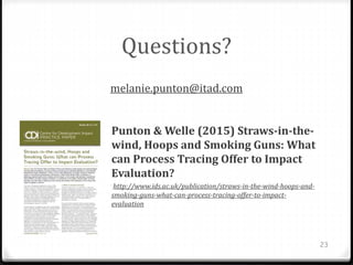 Ukes process tracing presentation | PPTX