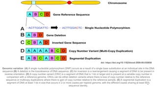 Genome alteration detection using high throughput data | PPTX | Genetics | Science