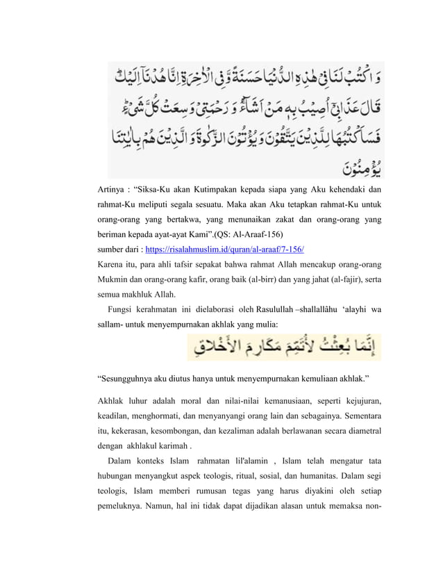 Ukhuwah islam 1(persaudaraan muslim dan sesama manusia) | PDF