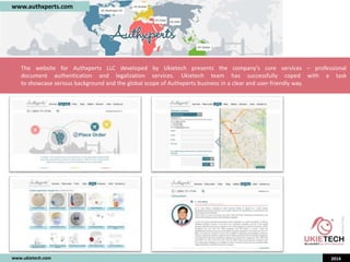 Ukietech creative studio | PPTX | Web Development | Internet