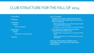 UKIC Fall 2014 Introduction | PPTX