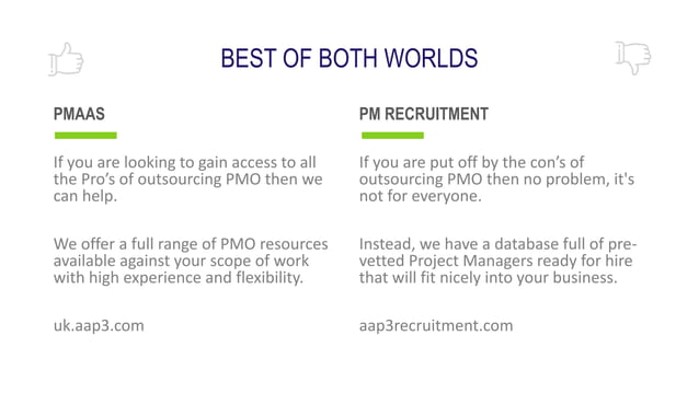 Pro's and Con's of Project Management as a Service | PPT